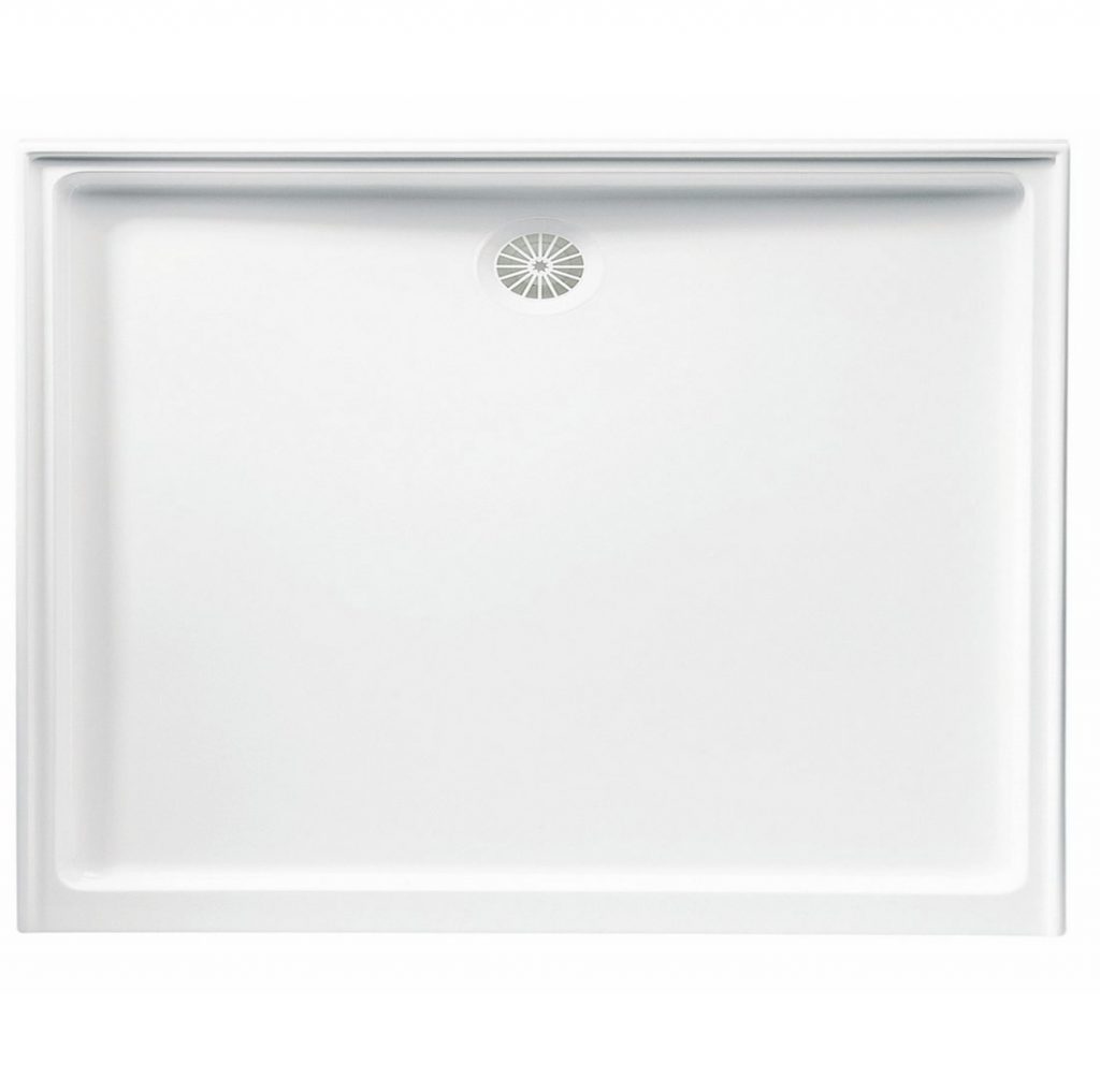 Flinders Square Shower Base With Centre Outlet - Shower Trays Perth