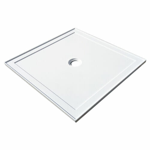 Alpine SMC Shower Base 900x900mm Centre Outlet - Shower Trays Perth