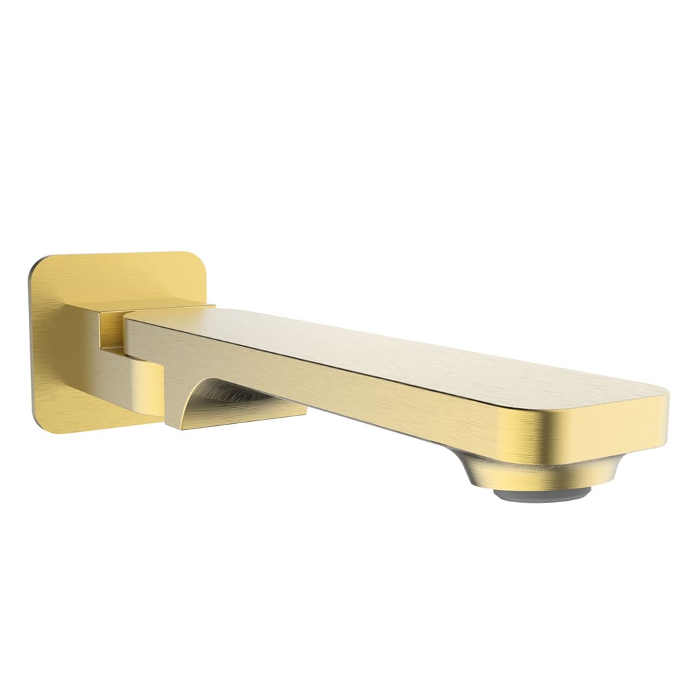 Sky Swivel Wall Spout Brushed Gold - Wall Mounted Taps Perth