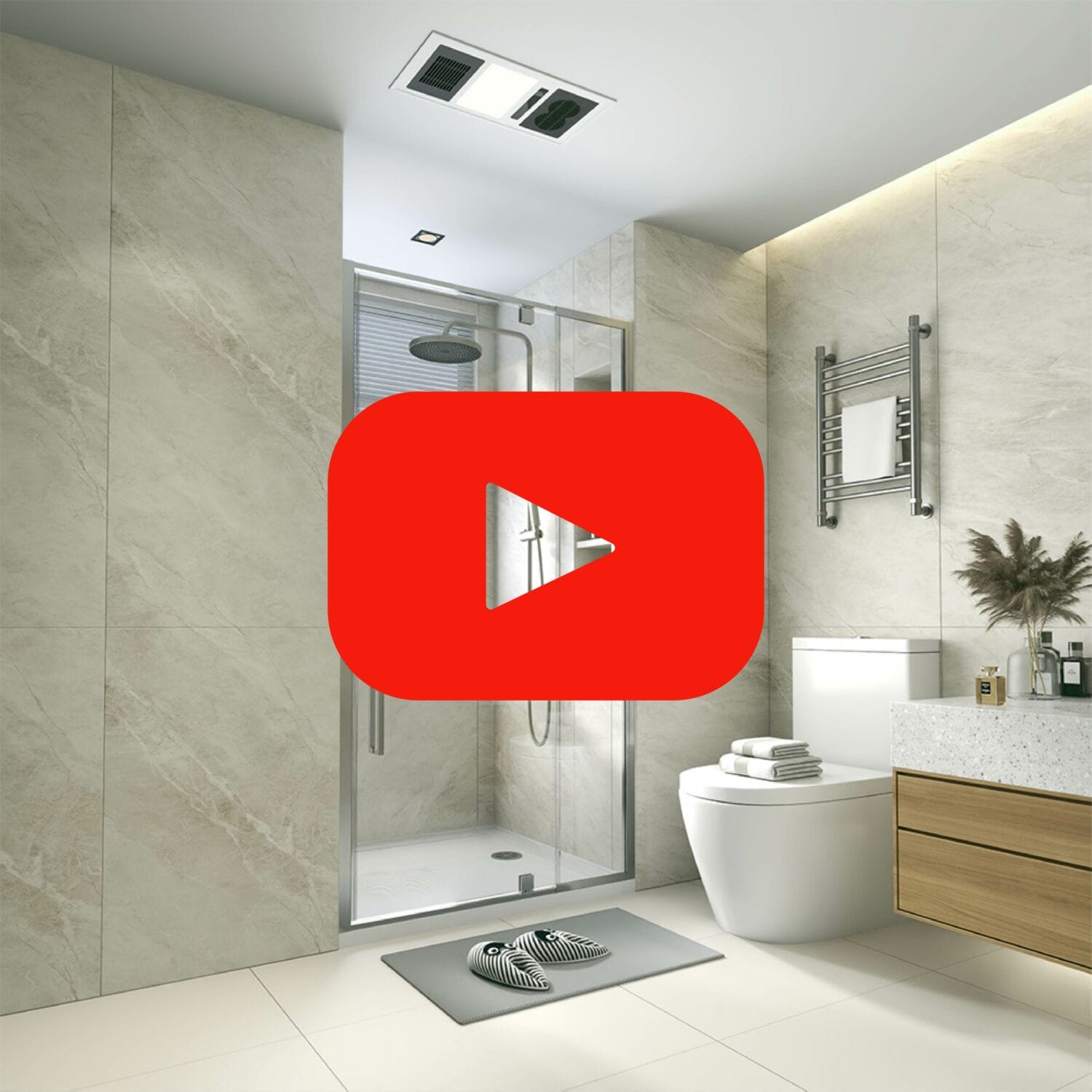 Alpine Pivot Shower Door Matte Black - Shower Doors Perth