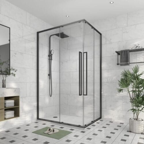 Corner Shower Screens Perth: Corner Entry Showers