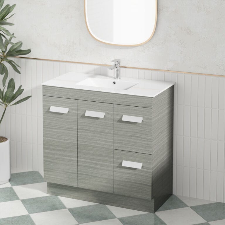 Woodlands PVC Vanity Unit 90cm - Waterproof Vanities Perth