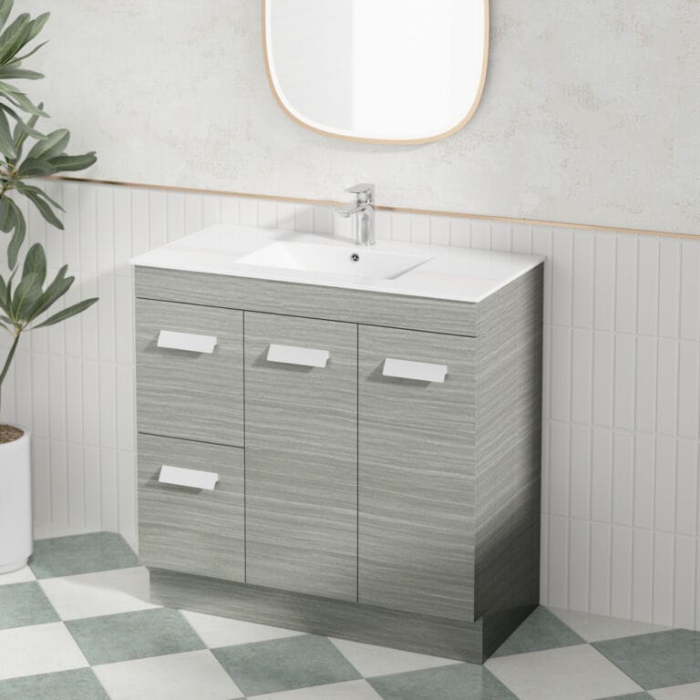 Woodlands PVC Vanity Unit 90cm - Waterproof Vanities Perth