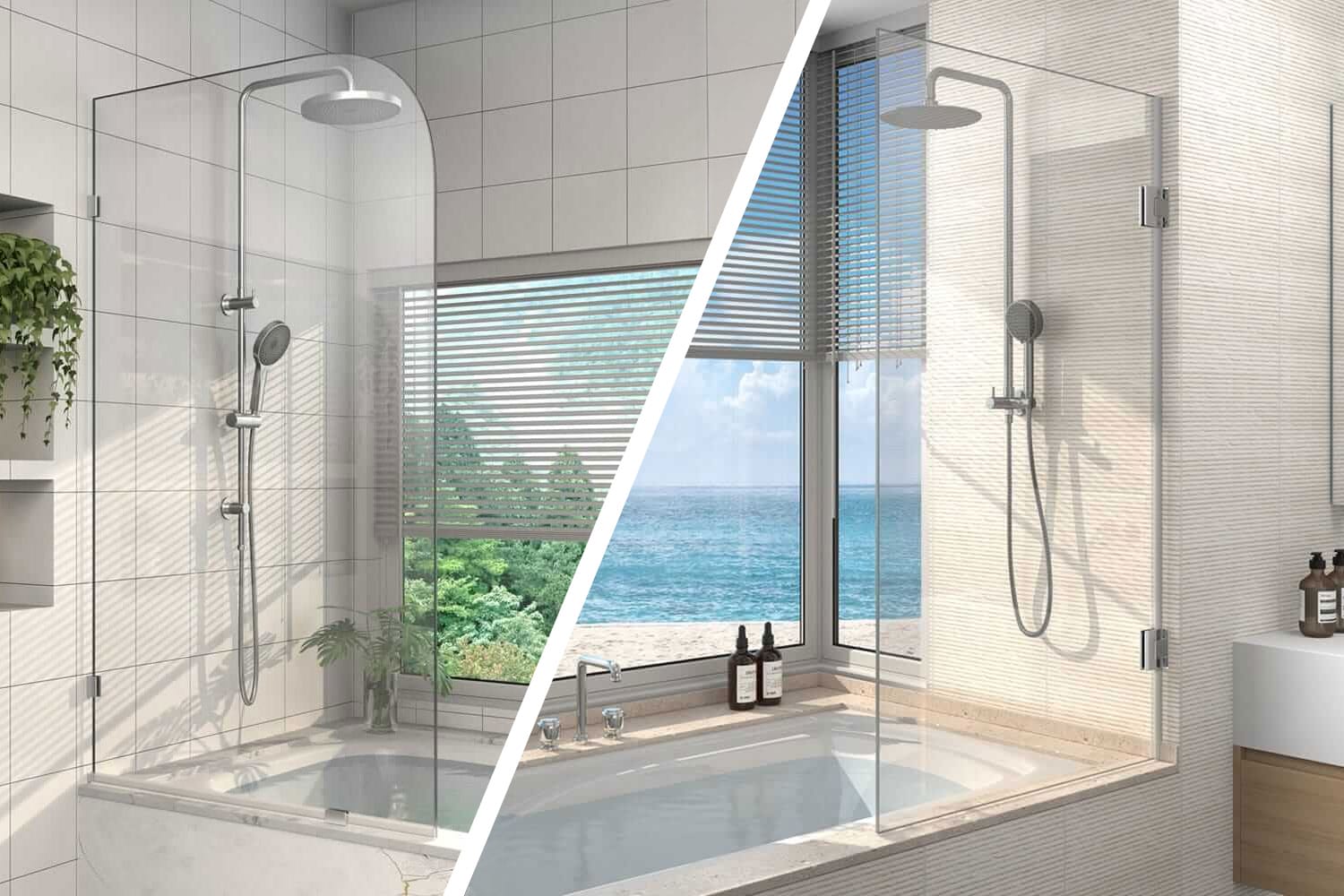Shower Screens for Baths: Fixed Panel or Pivot—Which Should You Choose ...
